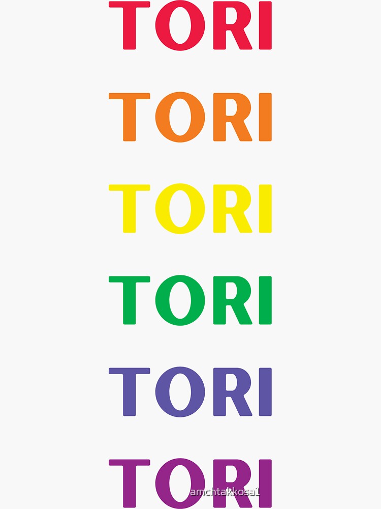 "Love Girlfriend Parade Pride Activist Tori" Sticker for Sale by ...