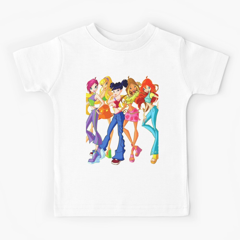 "Winx Club Group" Kids T-Shirt for Sale by LunaticArtWork | Redbubble