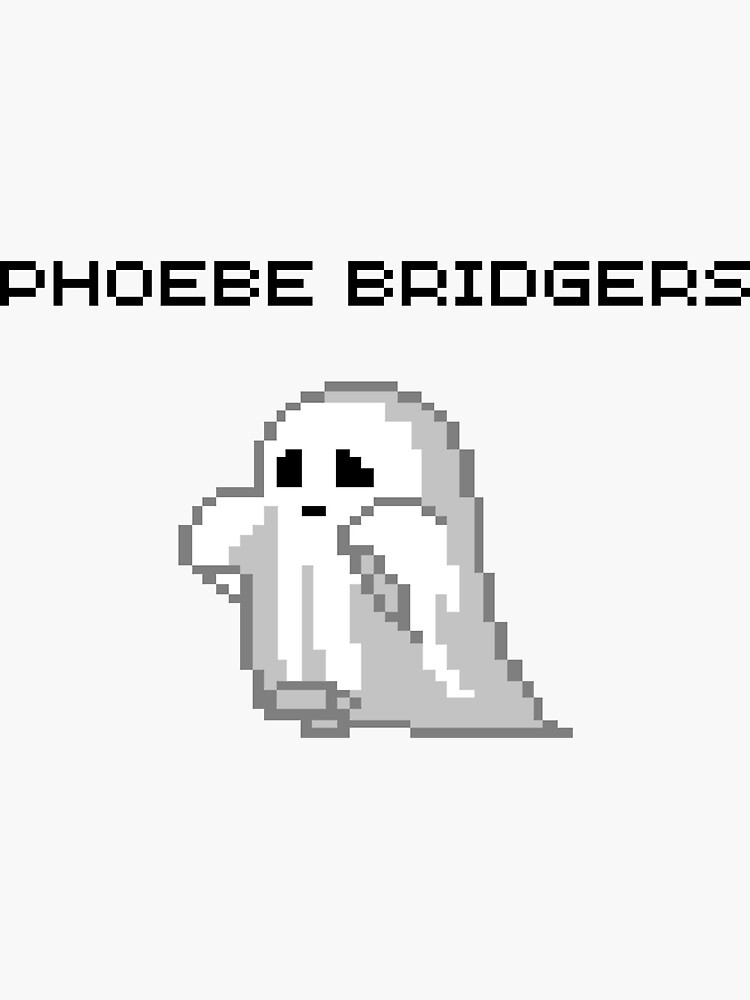 "phoebe bridgers ghost " Sticker for Sale by TheLastMayDay | Redbubble