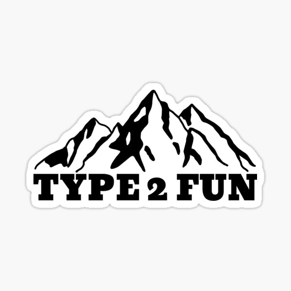 "Type 2 fun, Definition " Sticker for Sale by meriem20 | Redbubble