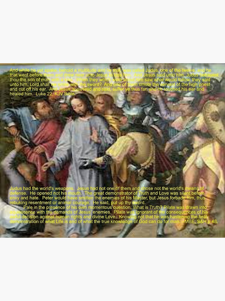 "Jesus Heals Ear Art" Poster for Sale by Alicefish | Redbubble