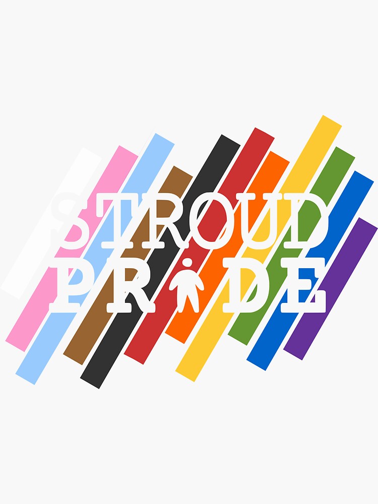 "Stroud Pride 2022 Cutout" Sticker for Sale by stroudpride | Redbubble