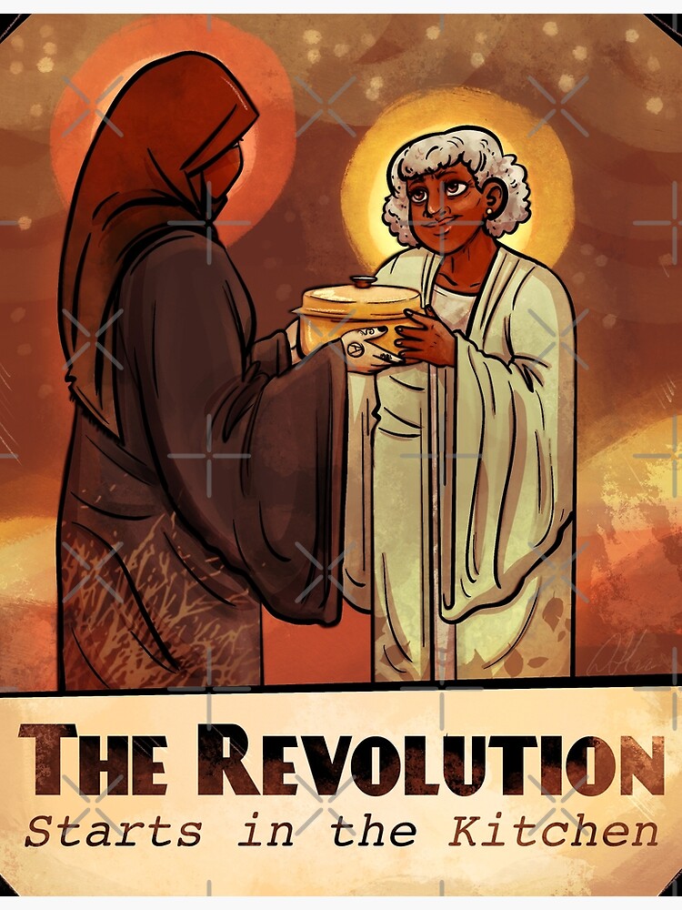 "Revolution Starts in the Kitchen" Poster for Sale by DanniDoodles ...
