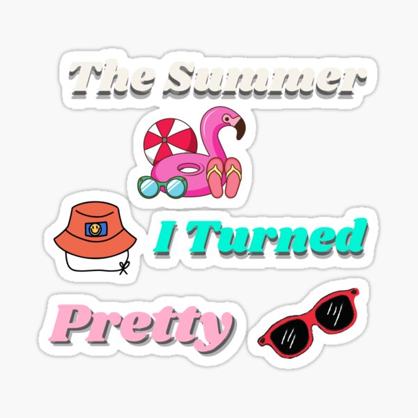 "the summer i turned pretty" Sticker for Sale by easyART4u | Redbubble