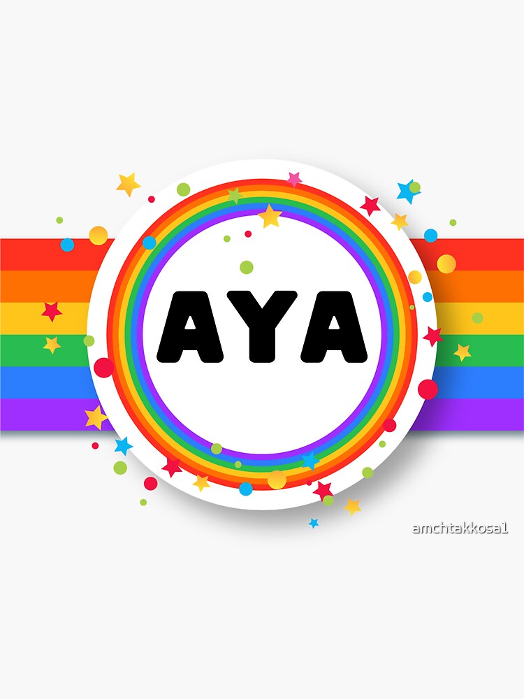 "Love Girlfriend Parade Pride Activist Aya" Sticker for Sale by ...