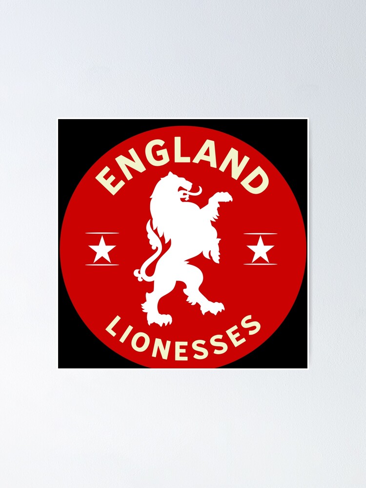 "England lionesses" Poster for Sale by AmaZonBoy | Redbubble