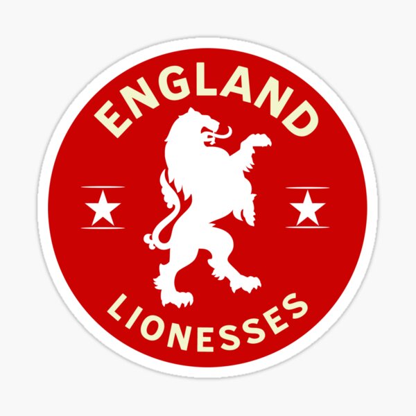 "England lionesses" Sticker for Sale by AmaZonBoy | Redbubble