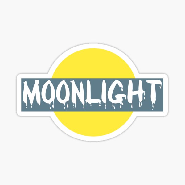 "Moonlight Design" Sticker for Sale by Yagi1dsm | Redbubble