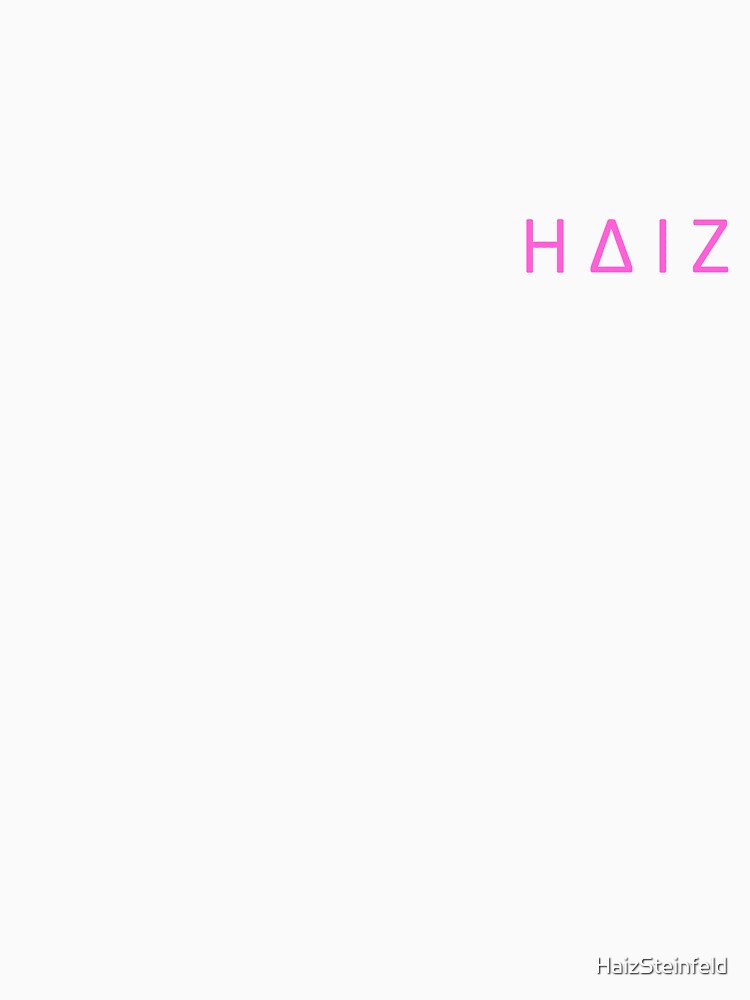 "Haiz Logo" T-shirt for Sale by HaizSteinfeld | Redbubble | haiz t ...
