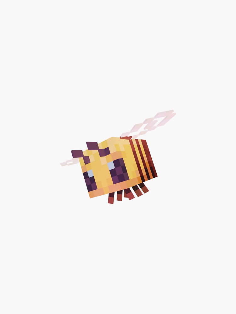 Pegatina «Abeja De Minecraft» de g0th-gh0st | Redbubble