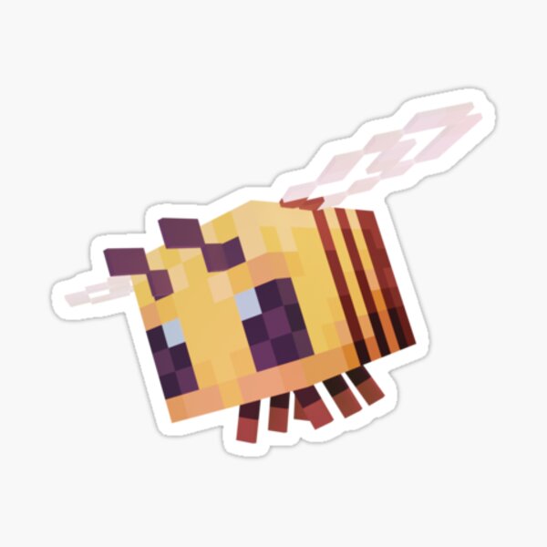 Pegatina «Abeja De Minecraft» de g0th-gh0st | Redbubble