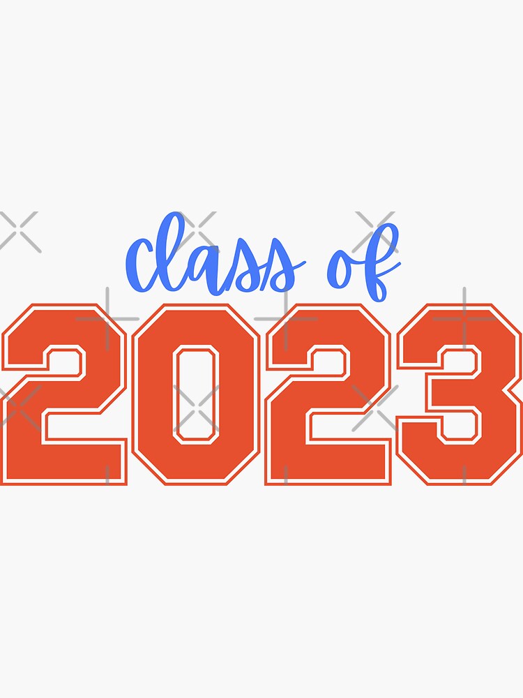 "Class of 2023" Sticker for Sale by BronikowskiART | Redbubble