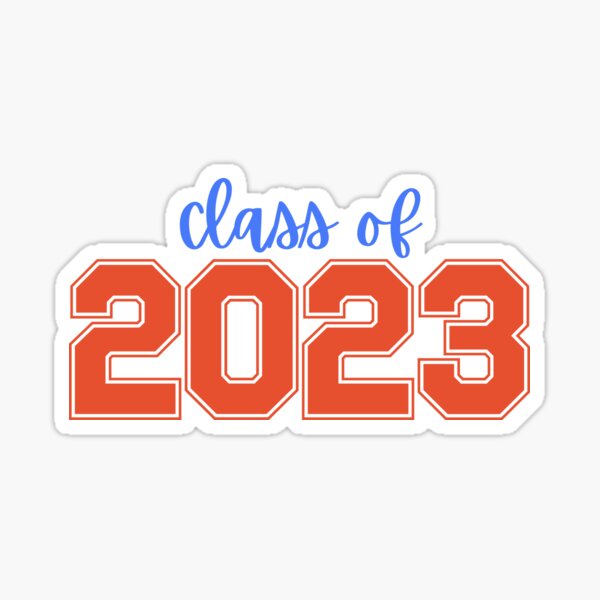 "Class of 2023" Sticker for Sale by BronikowskiART | Redbubble