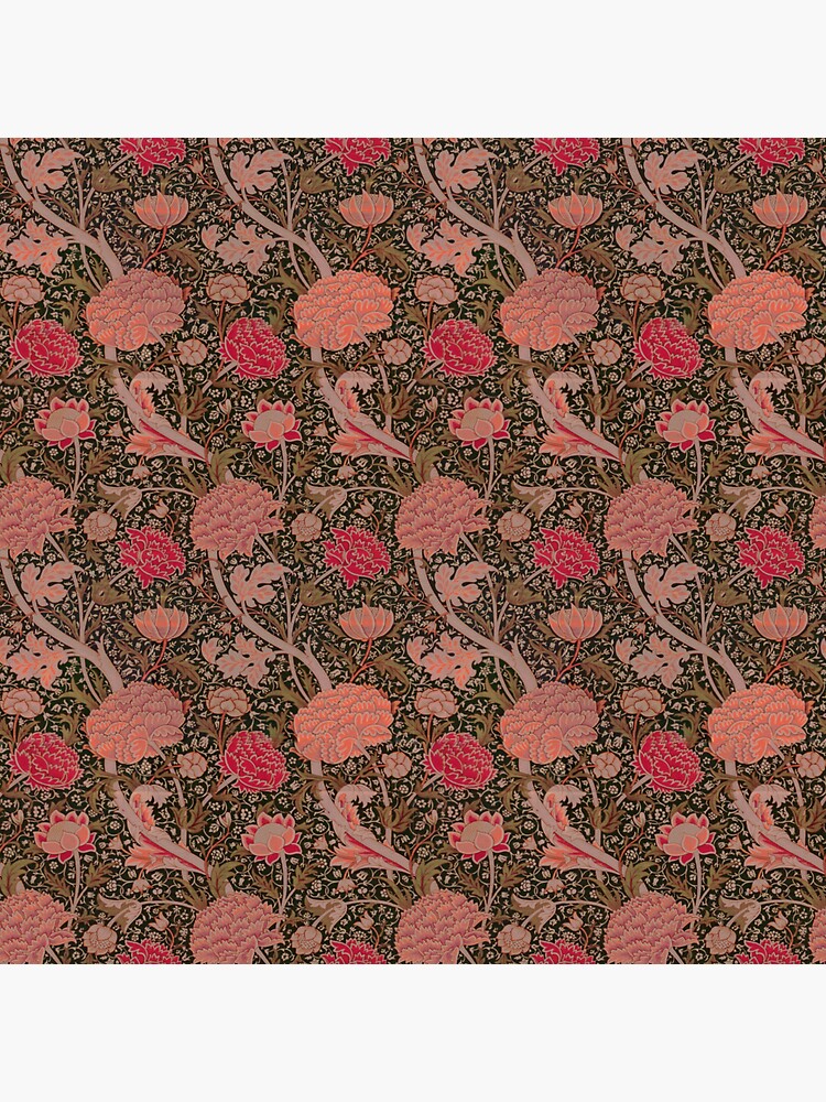 "Infinitely Repeating Pattern based on William Morris's Cray" Sticker ...