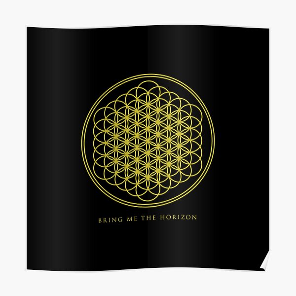 "gold symbol bring me the horizon bmth" Poster for Sale by esmaviticia ...