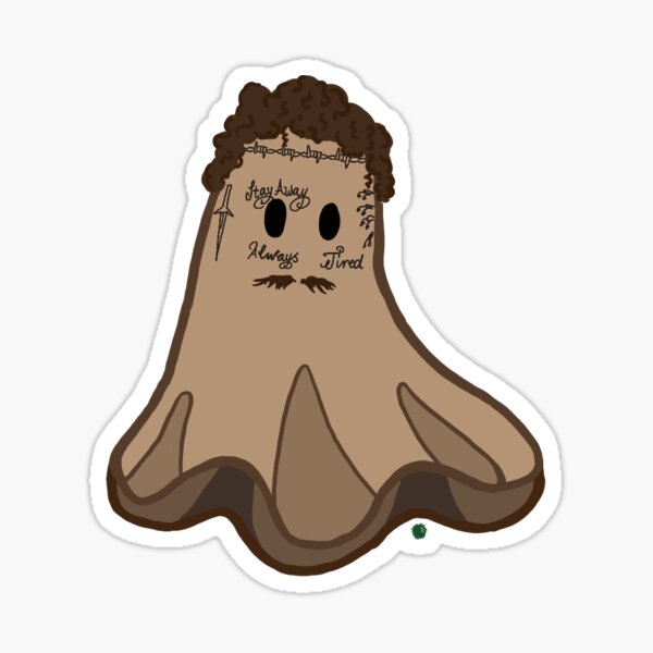 "Caspeez “Ghost Malone”" Sticker for Sale by Caspeez | Redbubble