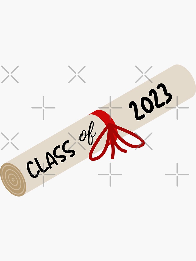 " Done Class Of 2023" Sticker for Sale by BronikowskiART | Redbubble
