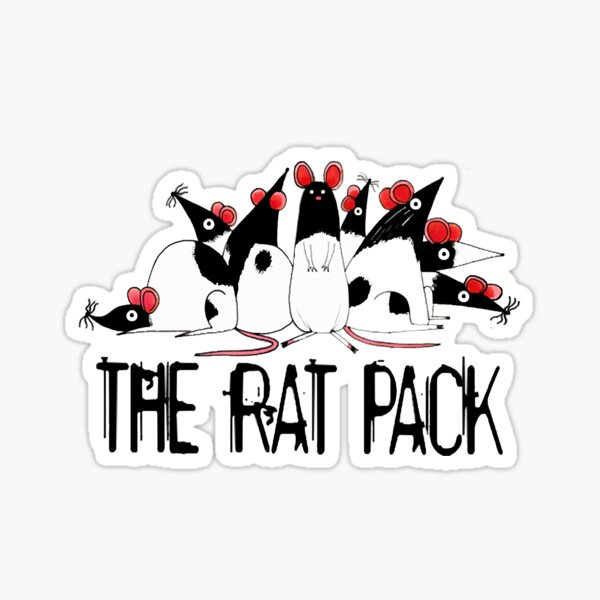"The Rat Pack " Sticker for Sale by IsaacLuna89247 | Redbubble