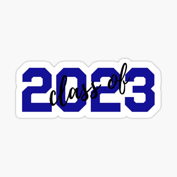 " Class of 2023" Sticker for Sale by BronikowskiART | Redbubble