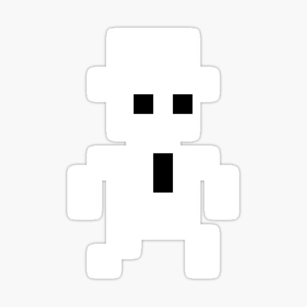 "8 bit man" Sticker for Sale by NazcaTV | Redbubble
