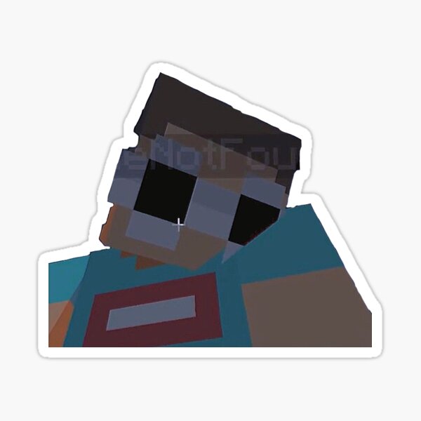 "GeorgeNotFound Minecraft Character " Sticker for Sale by ...