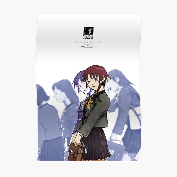 "Serial Experiments Lain PS1 Promo" Poster for Sale by robinsnyderr ...