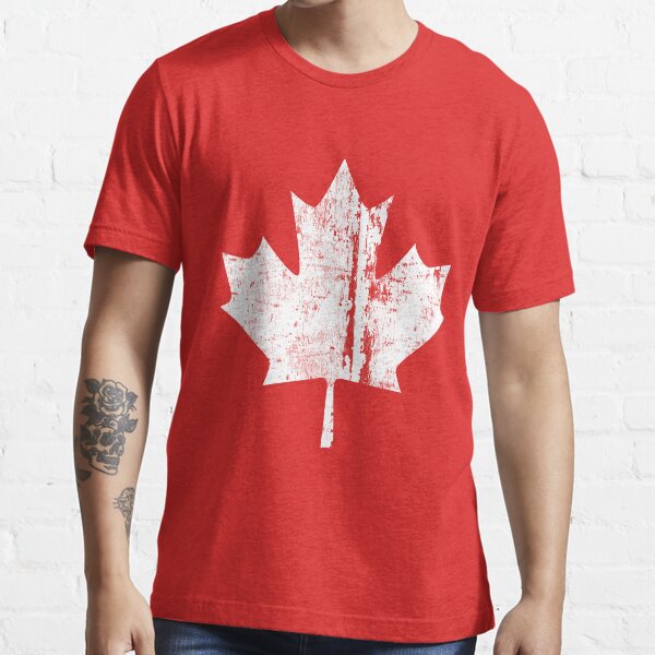 "Canada - Maple Leaf Woodcut Grunge" T-shirt for Sale by f22design ...