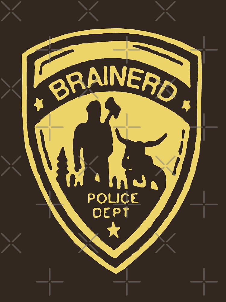 "Brainerd Police Yellow" T-shirt by tnoteman557 | Redbubble
