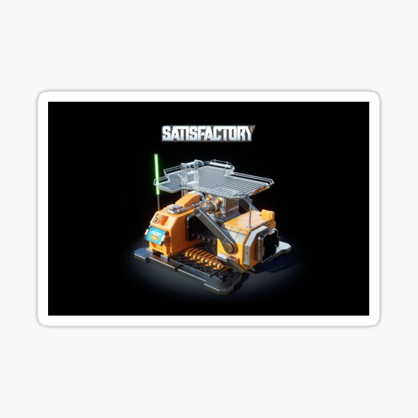 "Satisfactory - Indie Game" Sticker for Sale by CheckeredShoes6 | Redbubble