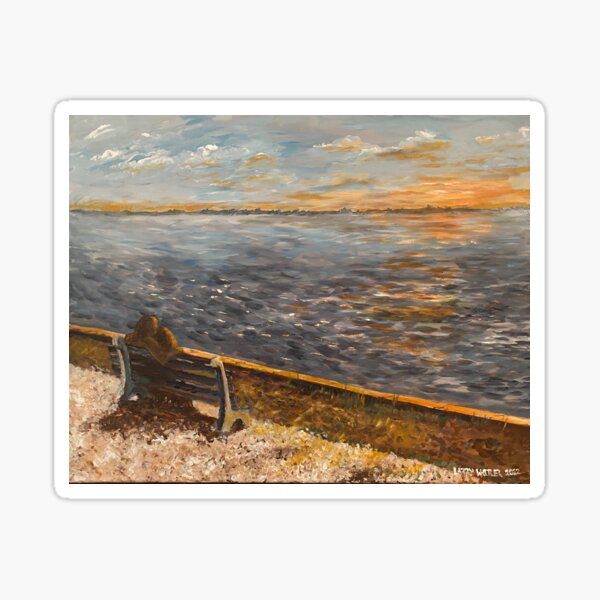 "Long Beach Island" Sticker for Sale by TheArtCave | Redbubble
