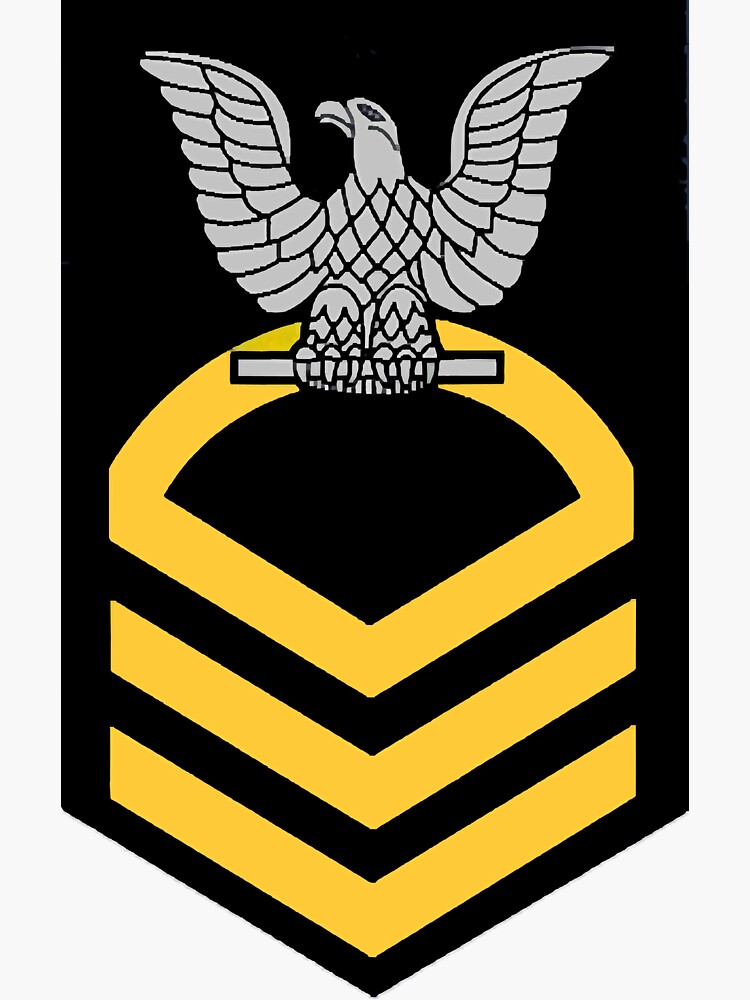 "Navy Chief Petty Officer Gold Chevron. " Sticker for Sale by ...