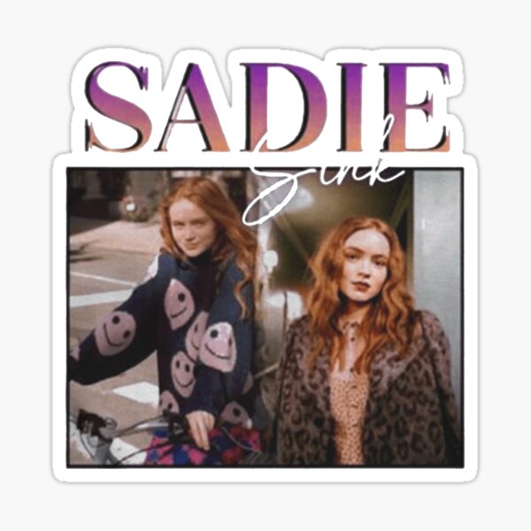 "Sadie Sink classic" Sticker for Sale by Kelley0281 | Redbubble