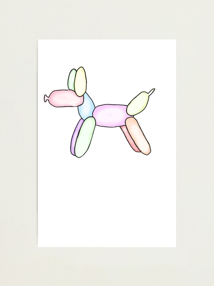 "preppy balloon dog " Photographic Print for Sale by therealannie ...