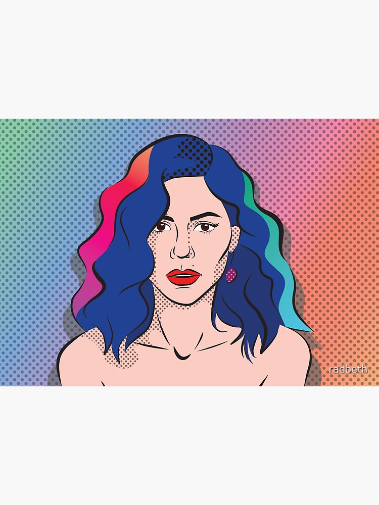 "Marina & the Diamonds Froot" Sticker by radbeth | Redbubble