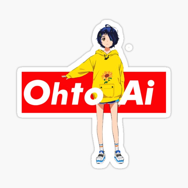 "Vintage Retro Manga Ohto ai sticker" Sticker for Sale by RichaGarcia79 ...
