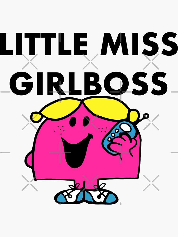 "little miss girlboss sticker" Sticker for Sale by feliciadesigns ...