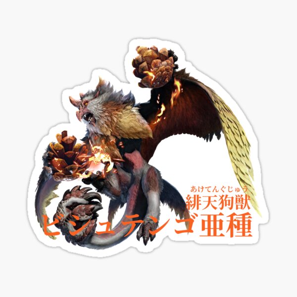 "Blood Orange Bishaten "The Scarlet Tengu Beast"" Sticker for Sale by ...