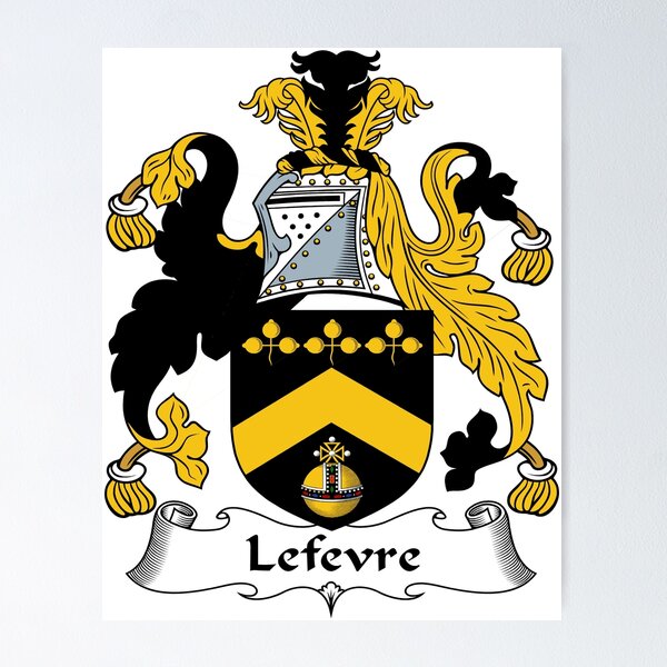 "Lefevre" Poster for Sale by HaroldHeraldry | Redbubble