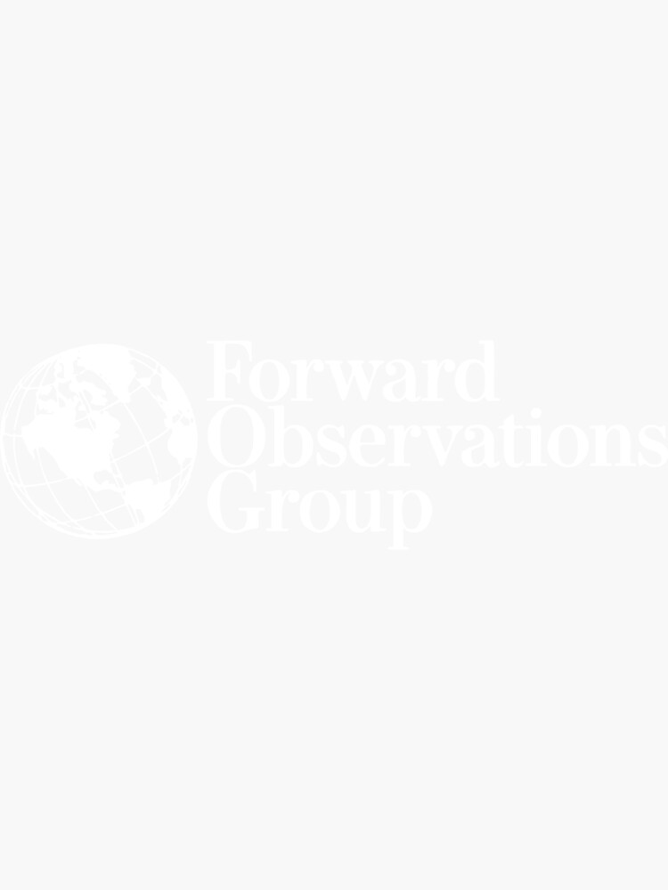 "BEST SELLER - Forward Observations Group Merchandise" Sticker for Sale ...