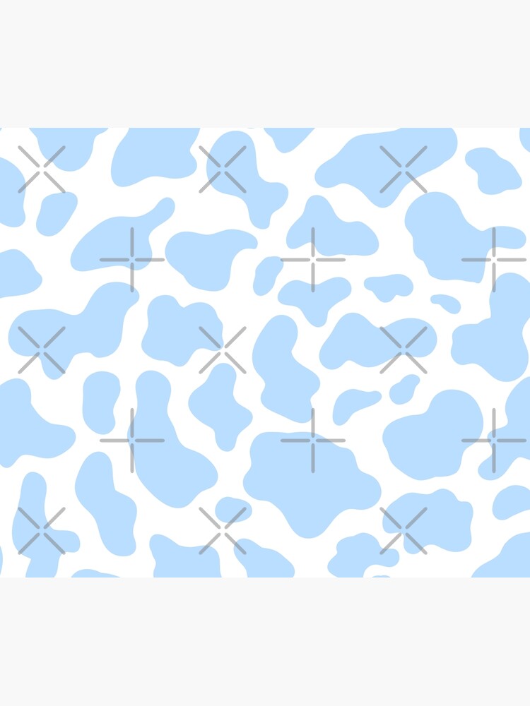 "Preppy, Blue, Preppy Blue, Aesthetic, Animal Print, Cow Print, Preppy ...