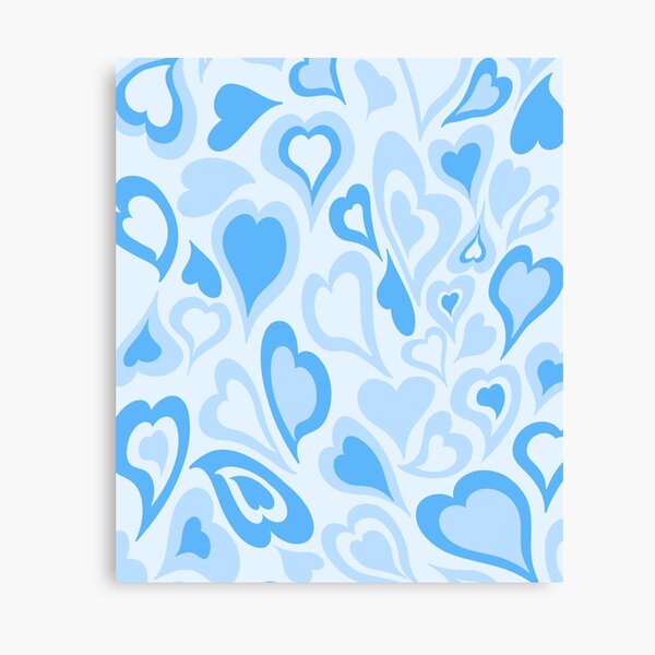 "Preppy School Supplies, Preppy, Blue, Preppy Blue, Hearts, Aesthetic ...