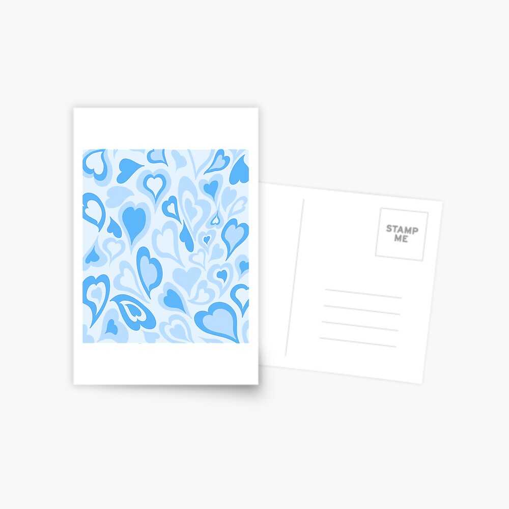 "Preppy School Supplies, Preppy, Blue, Preppy Blue, Hearts, Aesthetic ...