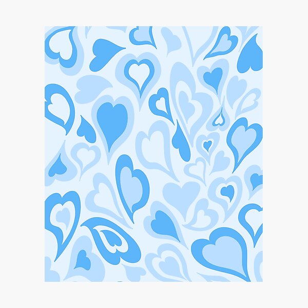 "Preppy School Supplies, Preppy, Blue, Preppy Blue, Hearts, Aesthetic ...