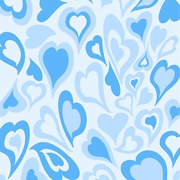 "Preppy School Supplies, Preppy, Blue, Preppy Blue, Hearts, Aesthetic ...