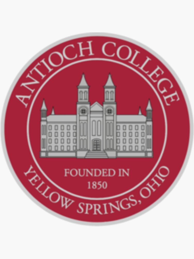 "Antioch College" Sticker for Sale by baimsadis | Redbubble
