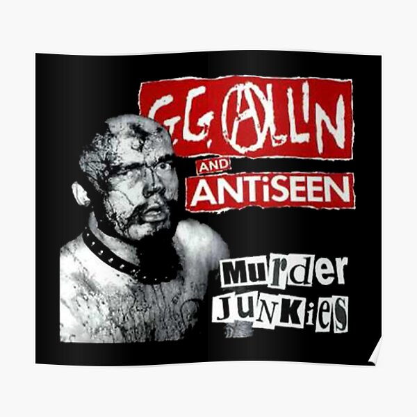 "GG ALLIN BAND ARTWORK" Poster for Sale by popchilen09 | Redbubble