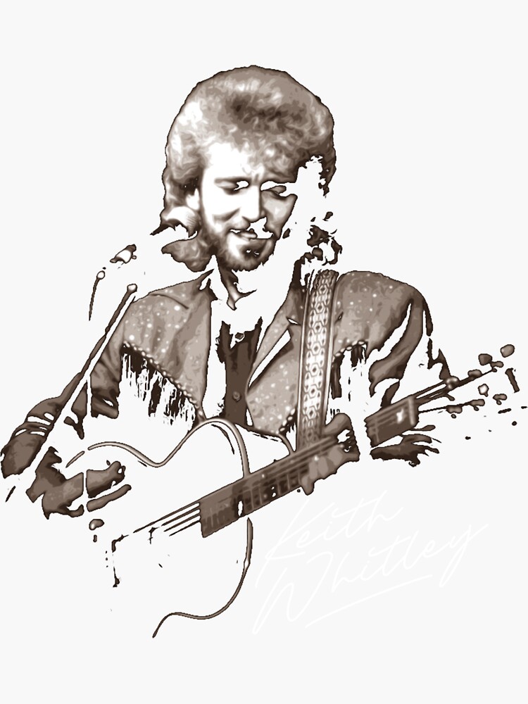 "KEITH WHITLEY SANDY" Sticker for Sale by SalvadCartwrig | Redbubble