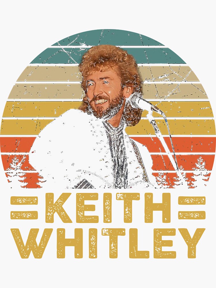 "KEITH WHITLEY SANDY" Sticker for Sale by SalvadCartwrig | Redbubble