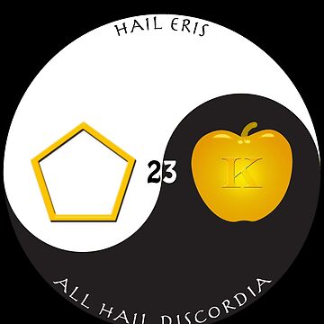 "Hail Eris" Sticker for Sale by hugh023 | Redbubble