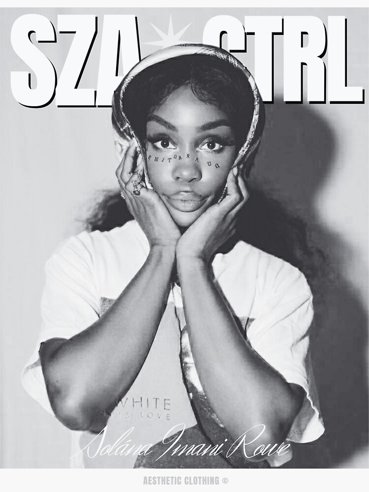 "SZA CTRL Graphic, Graphic Tee" Sticker for Sale by bradenboley | Redbubble